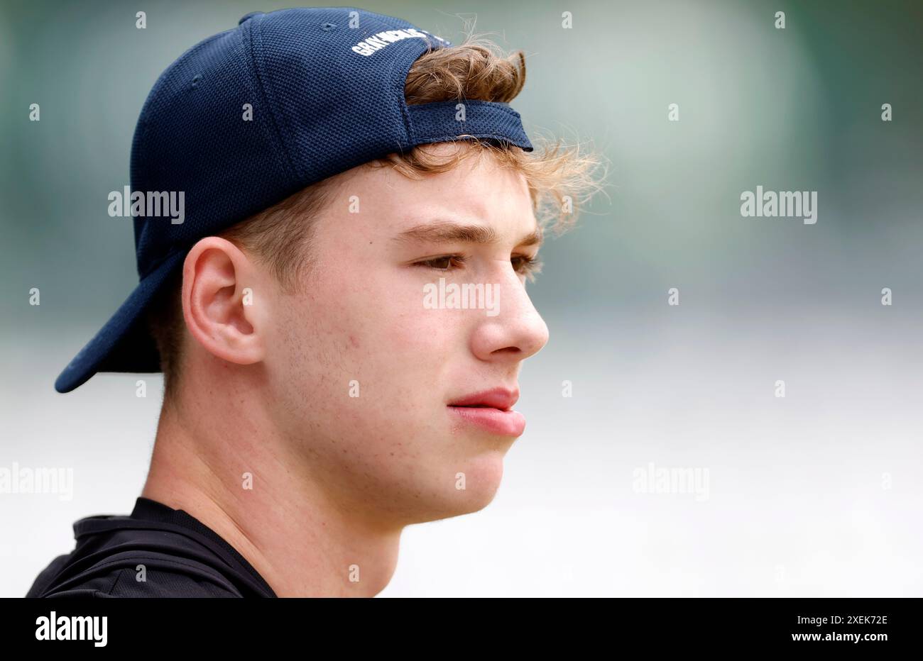 England's Rocky Flintoff ahead of the first Youth One-Day International ...