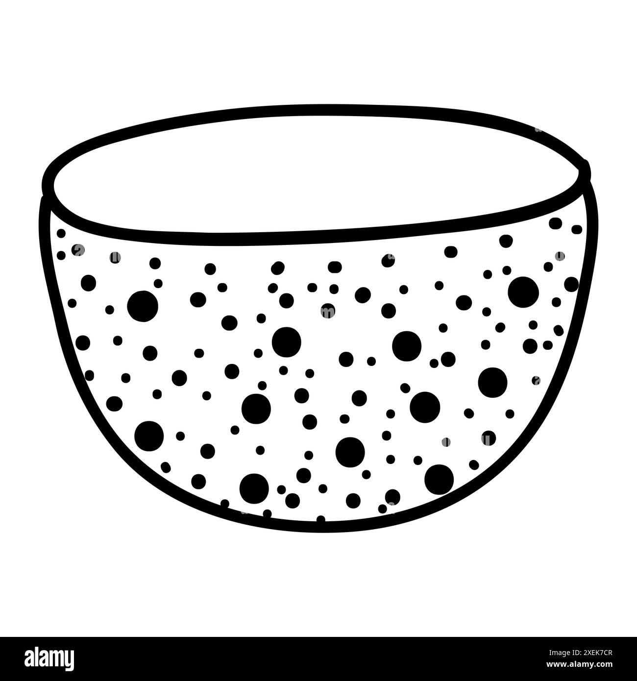 Bowl food icon outline Stock Vector Images - Alamy