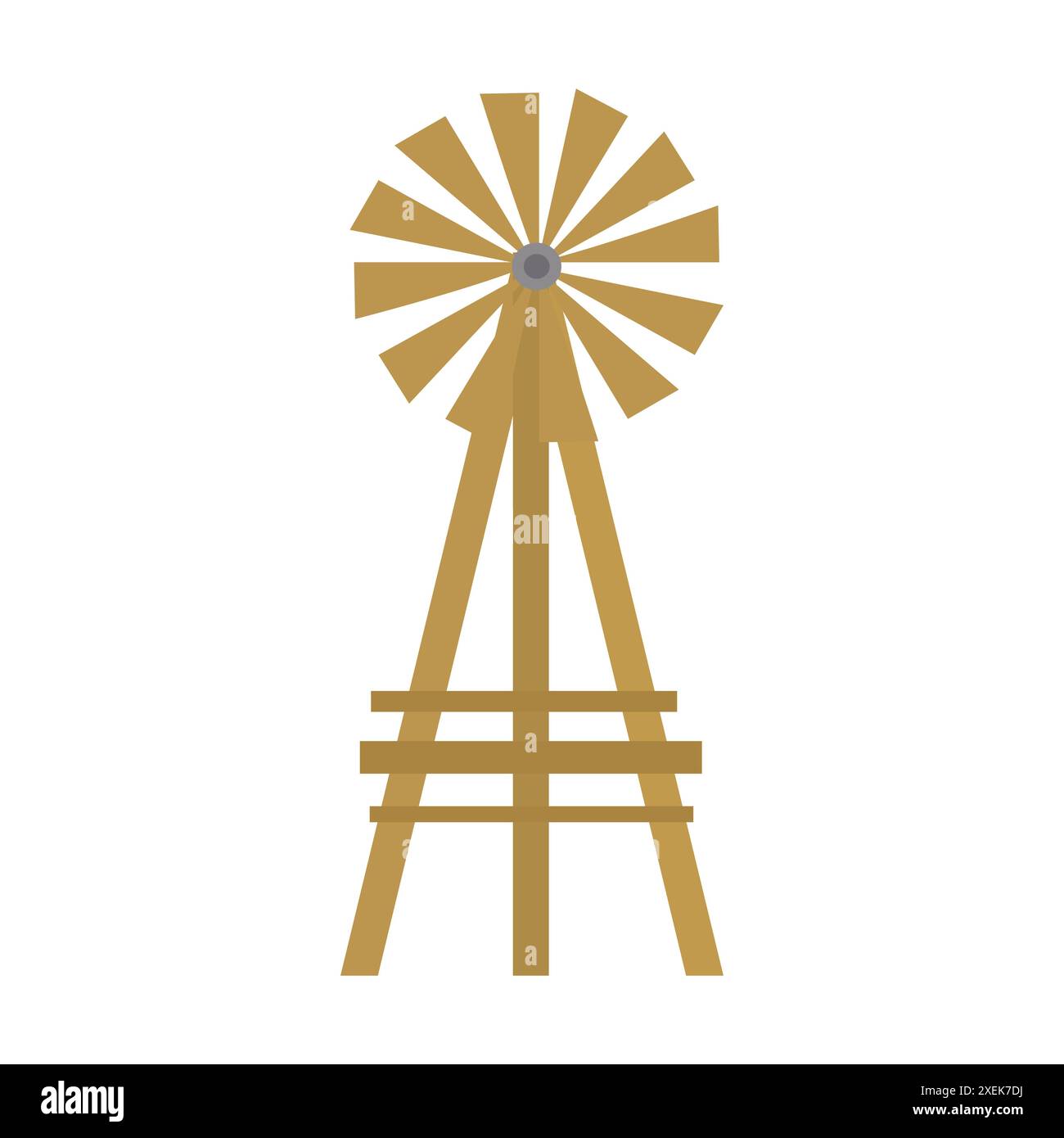 Windmill village village Stock Vector Images - Alamy