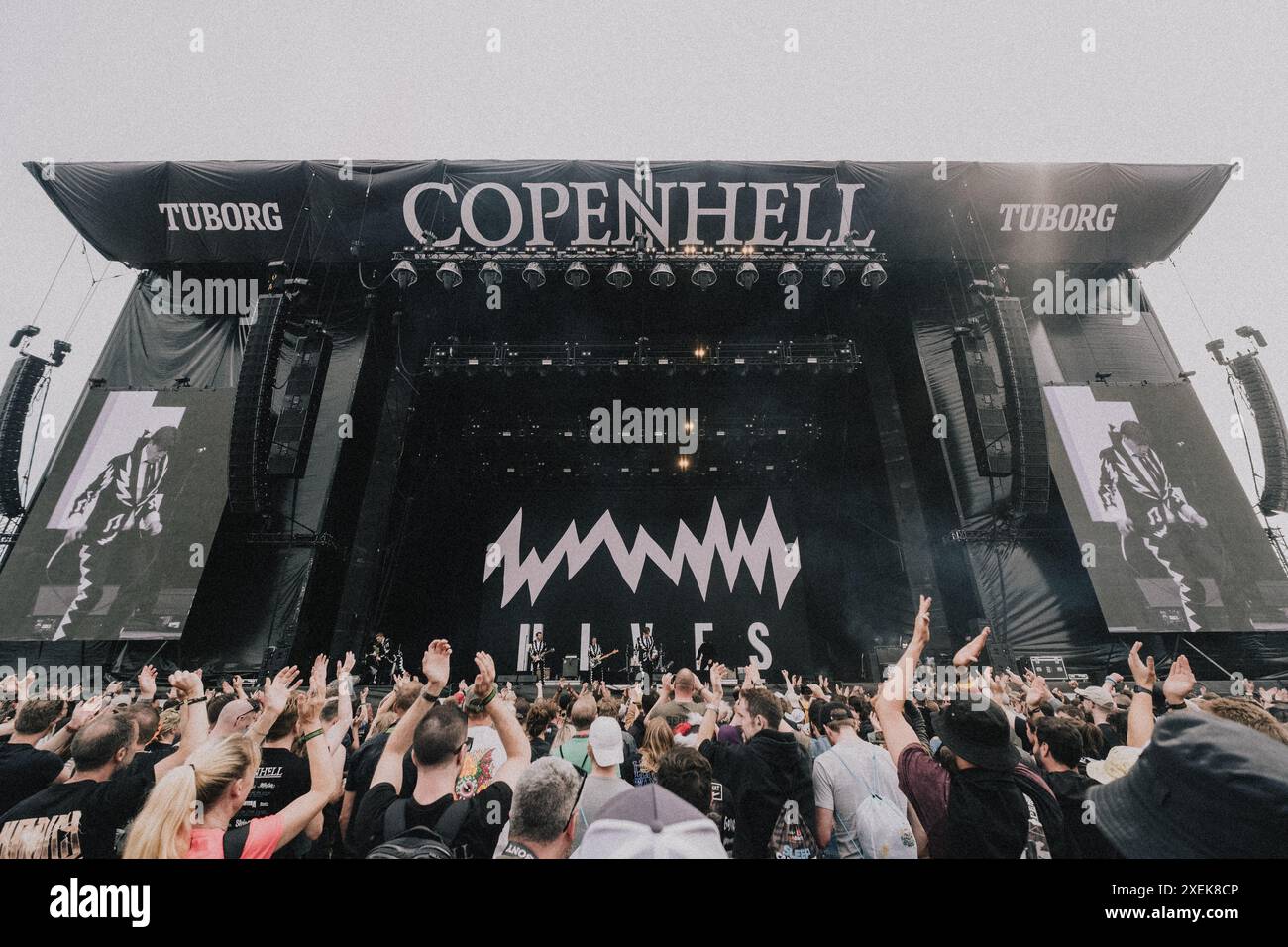 Copenhagen, Denmark. 20th, June 2024. Swedish rock band The Hives ...