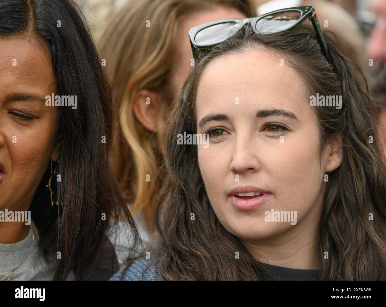 Megan McCubbin - TV nature presenter - at the Restore Nature Now march ...