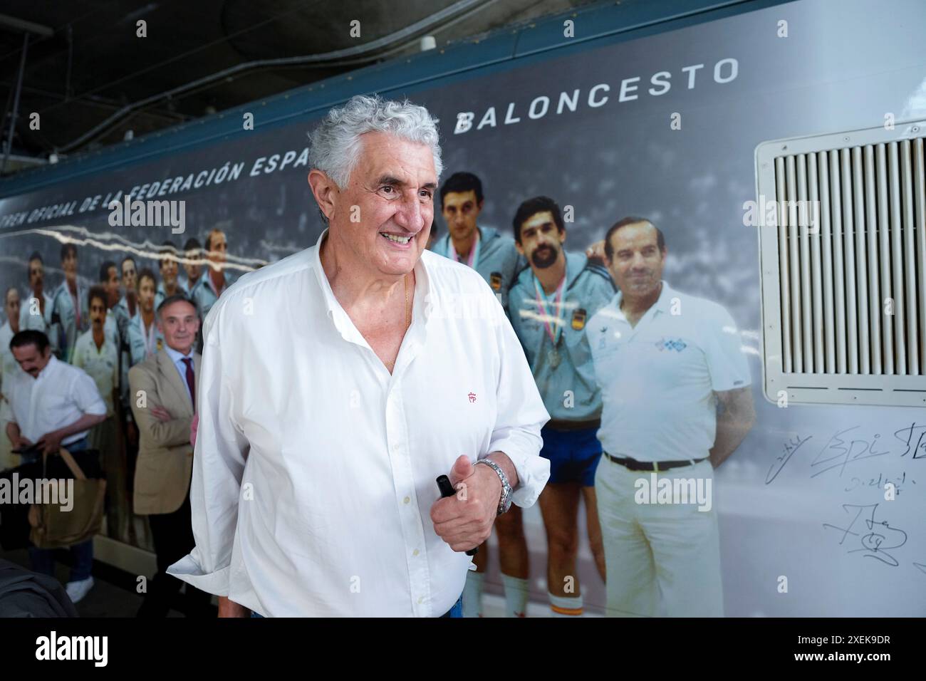 Fernando Romay during a Renfe event that brings together the Spanish ...