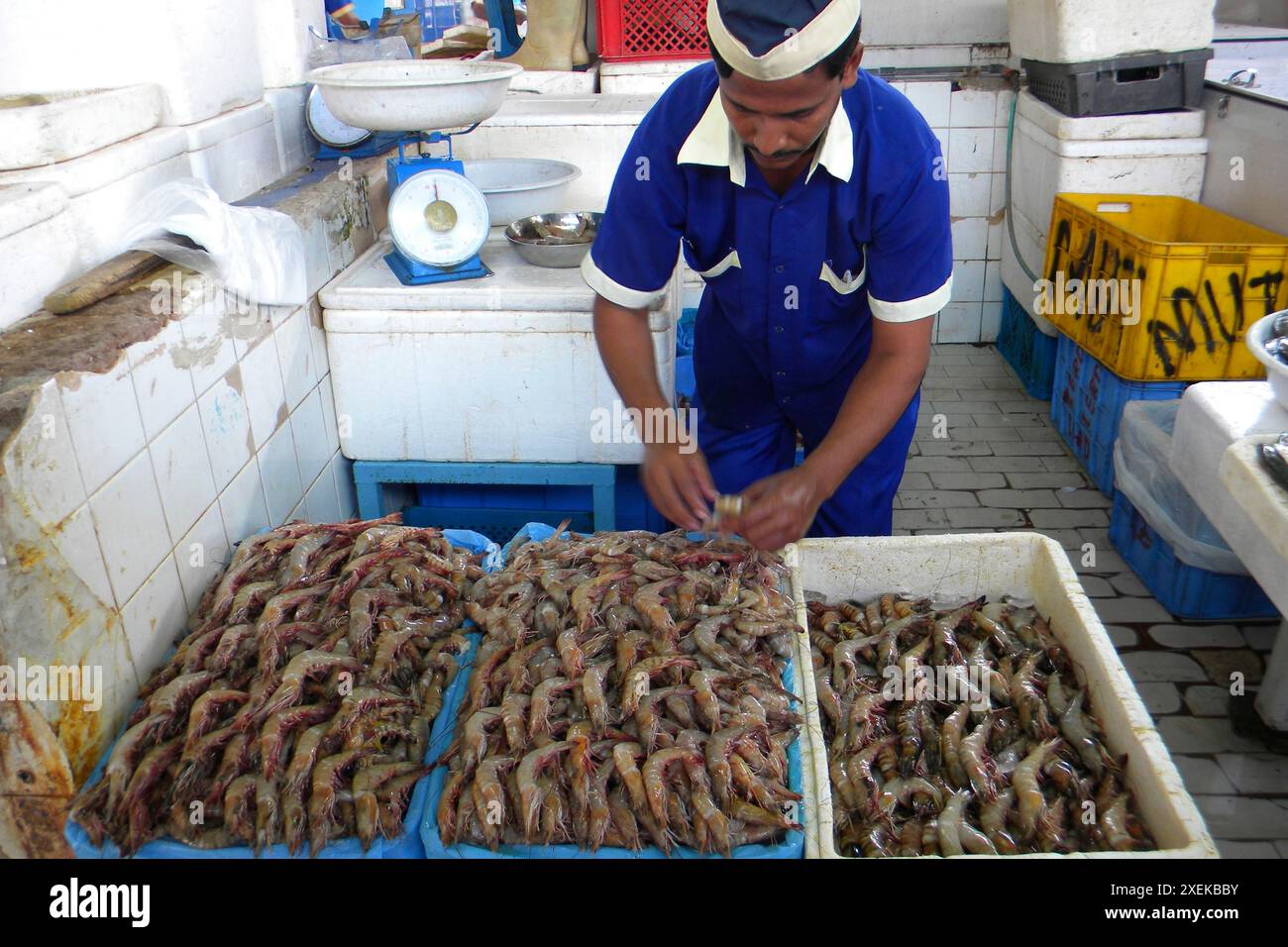 Fish Market. Jeddah. Saudi Arabia Stock Photo - Alamy