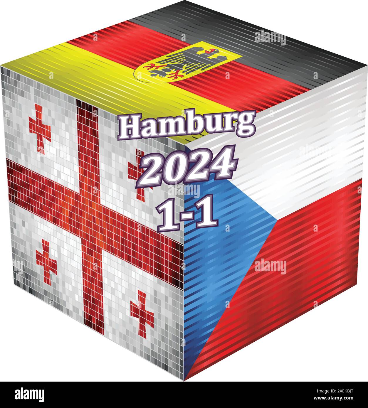 The UEFA European football championship, Georgia VS Czechia Score ...