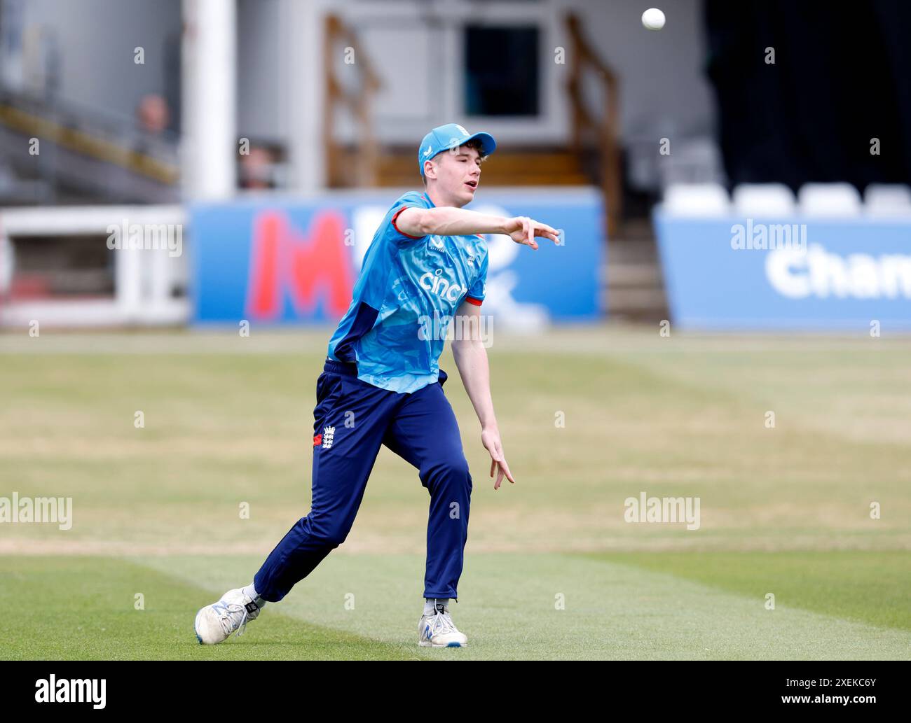 England's Rocky Flintoff fielding during the first Youth One-Day ...