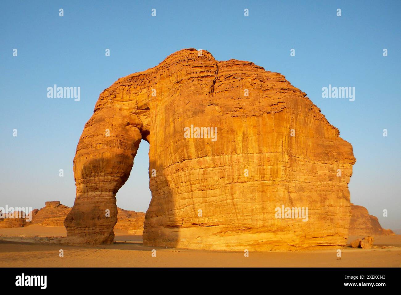 Al Ula. Elephant Rock. Arabian Desert. Saudi Arabia Stock Photo - Alamy