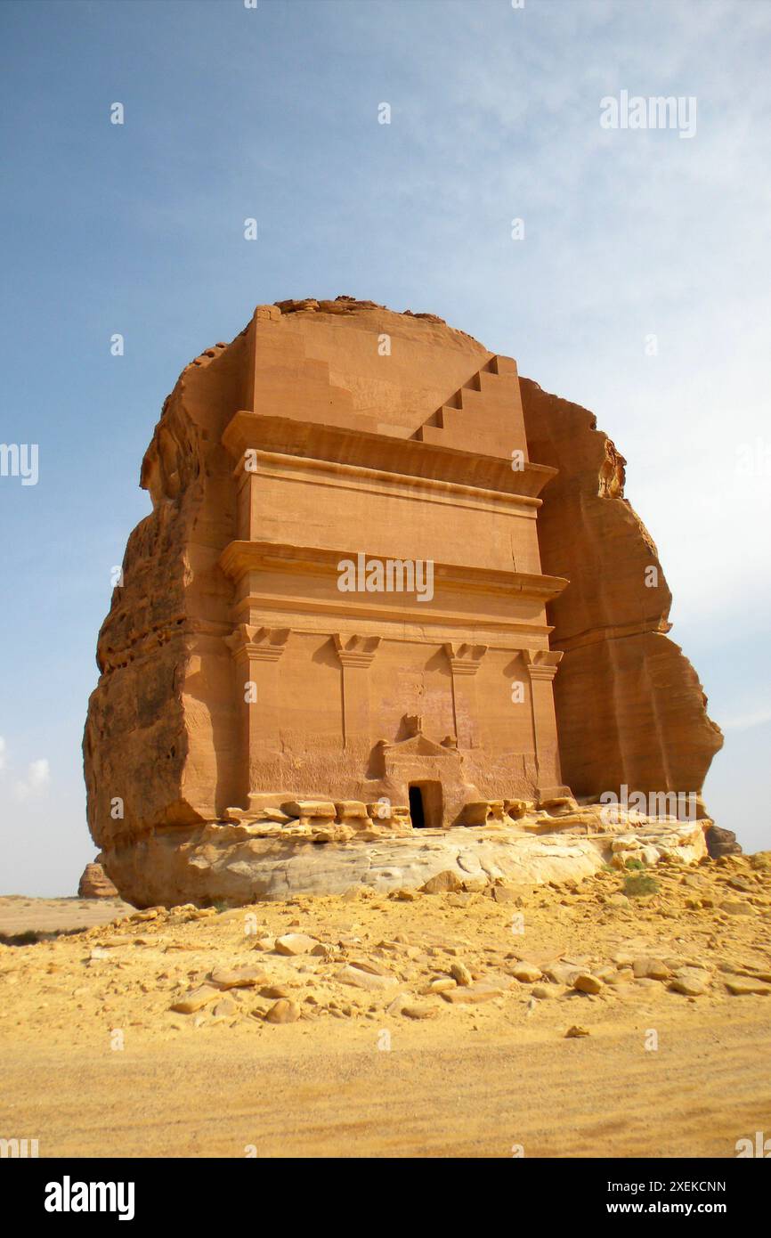 Al Ferid Palace. Mada 'in Saleh. Saudi Arabia Stock Photo - Alamy