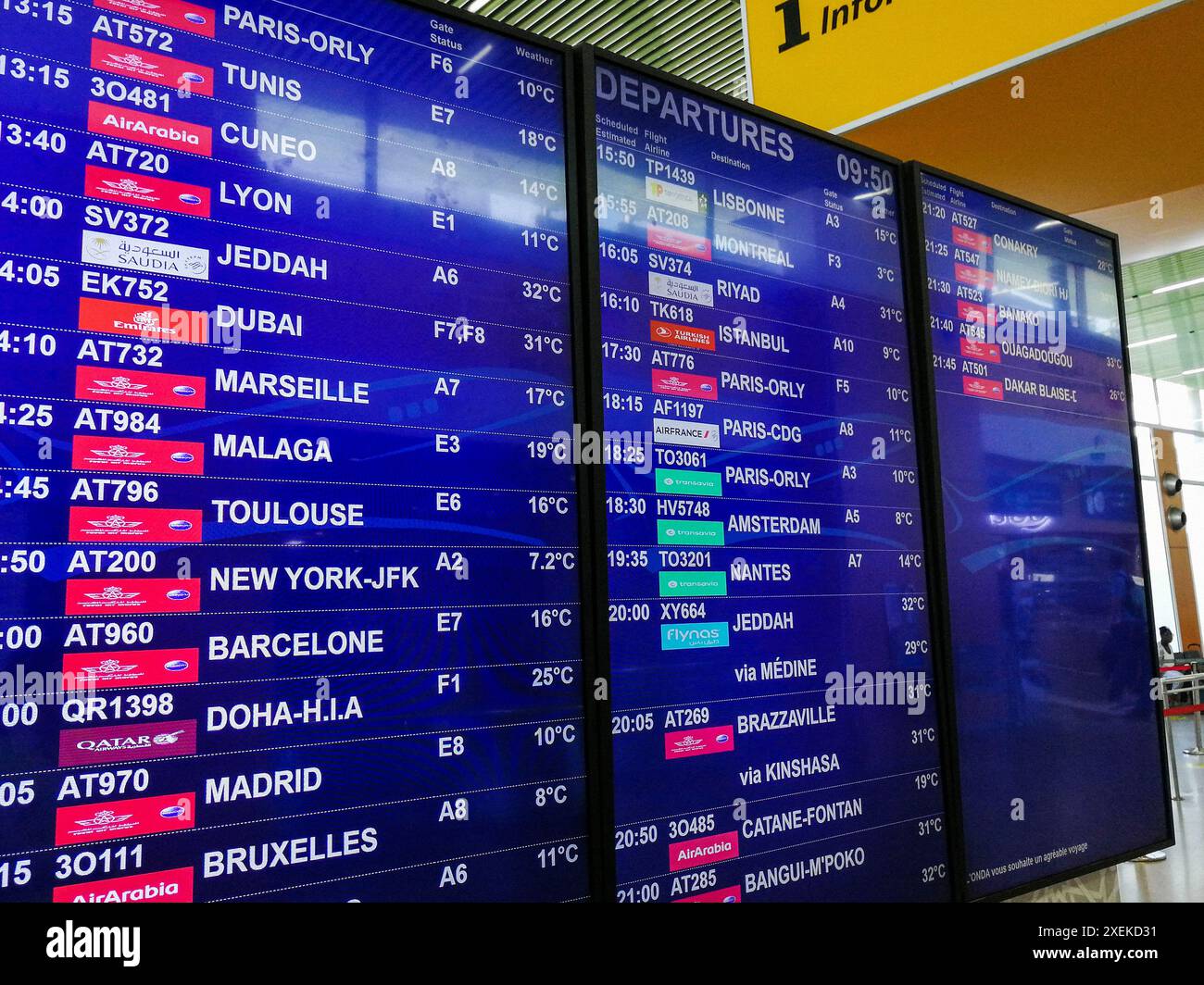 Morocco, Casablanca, Muhammad V Airport Stock Photo - Alamy