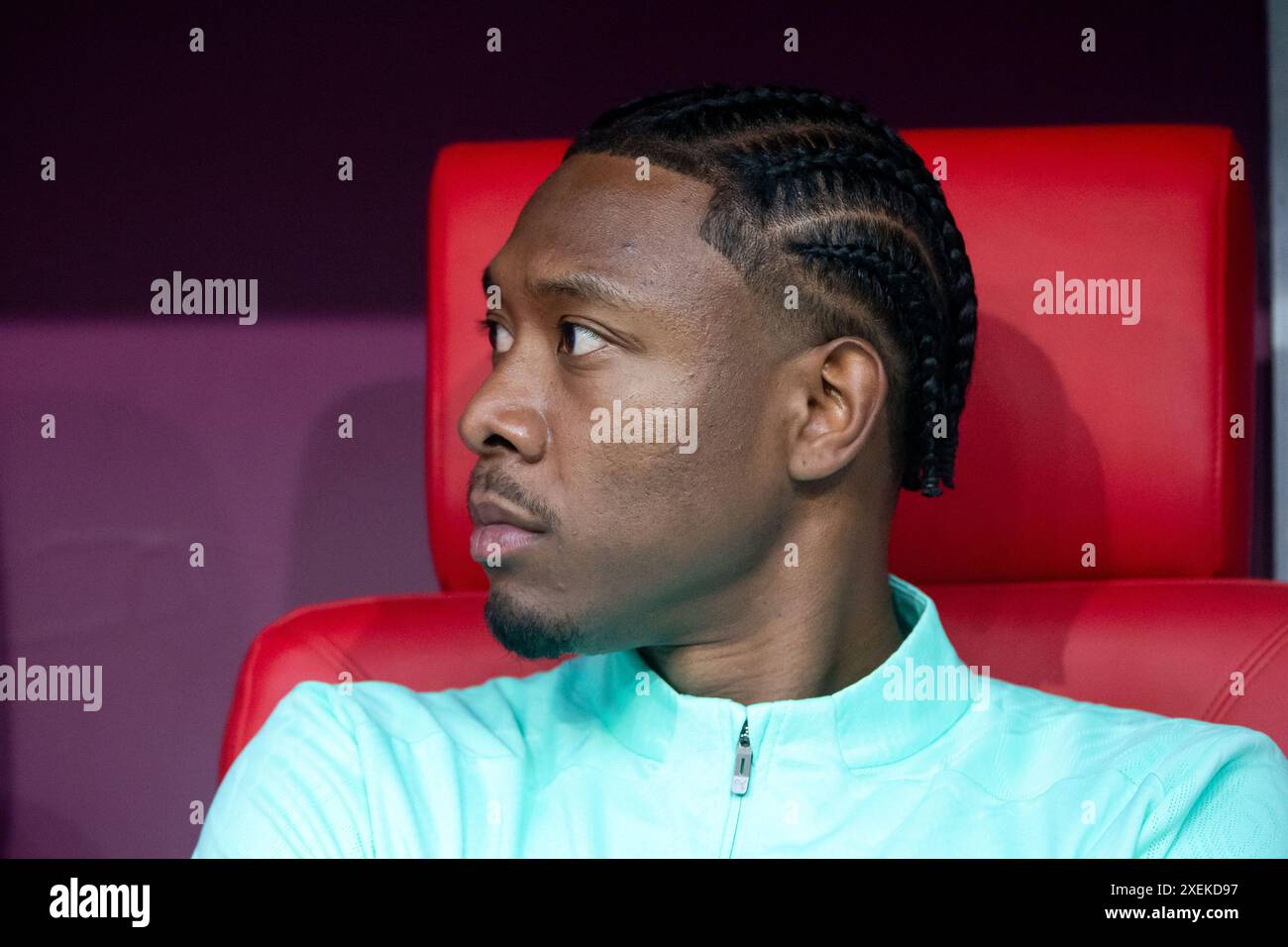 David Alaba (Oesterreich, Betreuer), GER, Austria (AUT) vs France (FRA ...