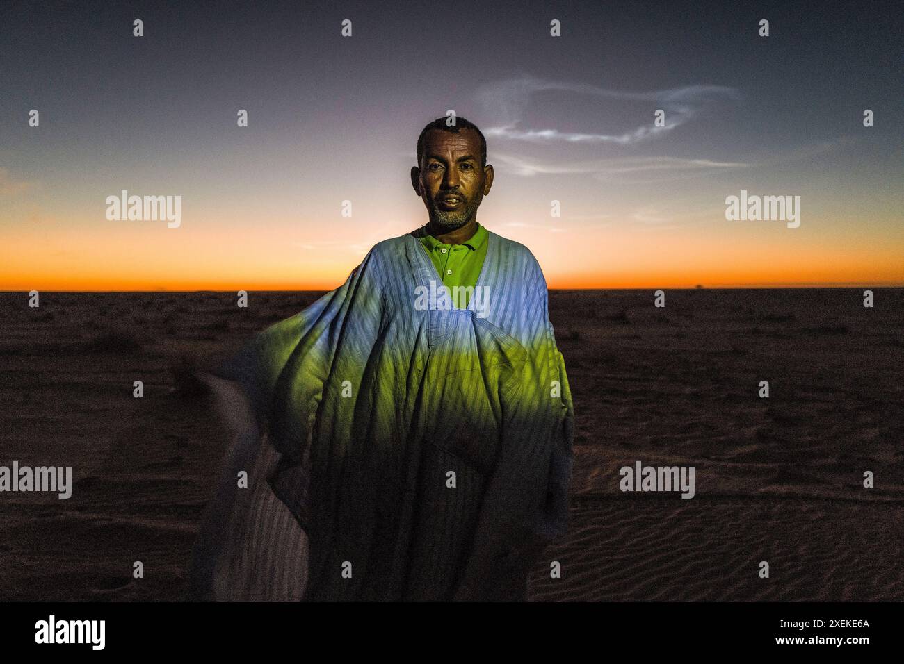 Mauritania, surroundings of Chami, portrait Stock Photo - Alamy