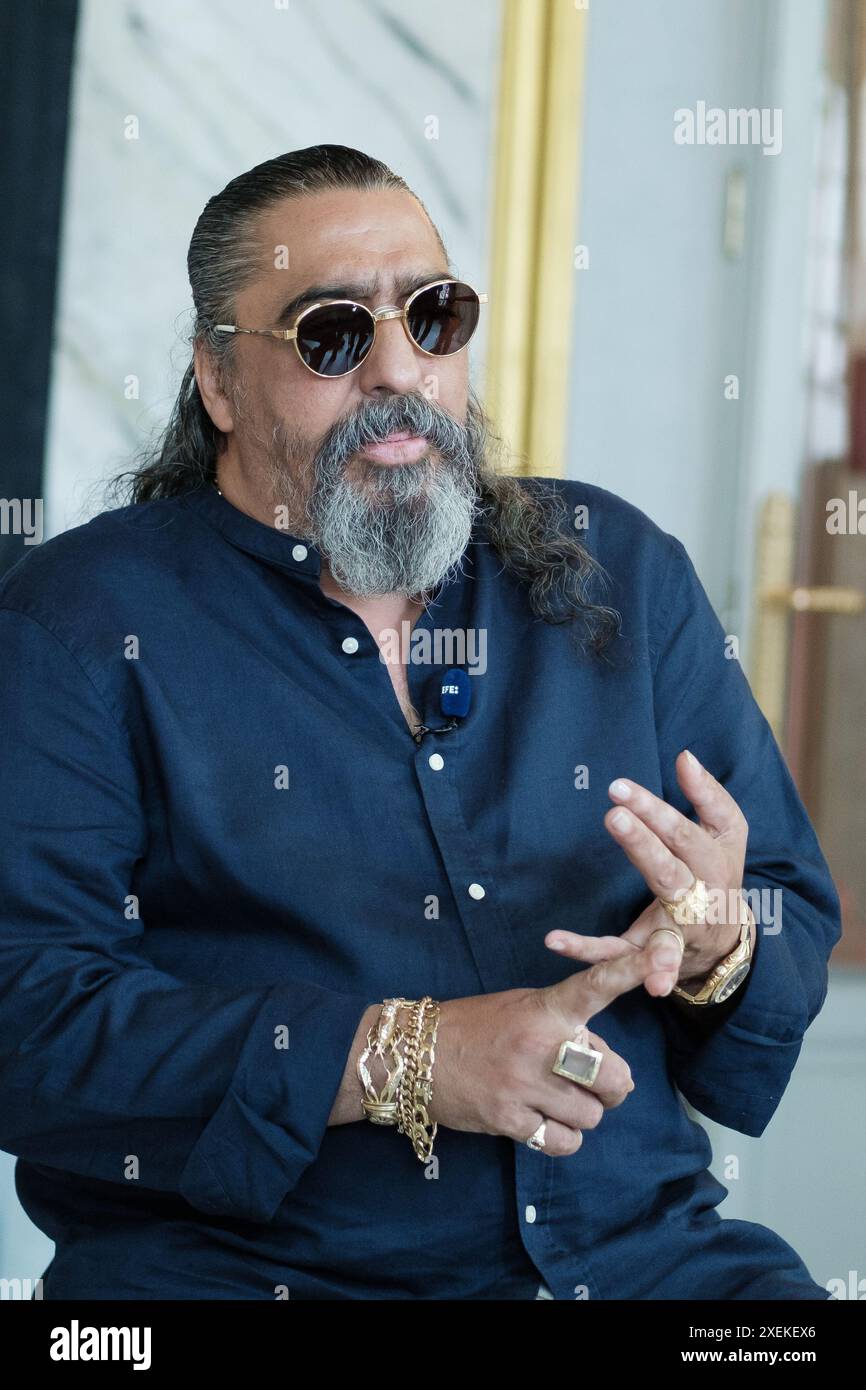 Madrid, Spain. 28th June, 2024. Flamenco singer Diego El Cigala ...