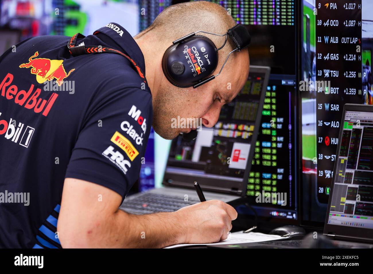 LAMBIASE Gianpiero, Race Engineer of Max Verstappen, portrait, during ...