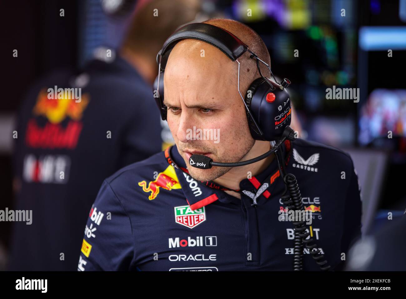 LAMBIASE Gianpiero, Race Engineer of Max Verstappen, portrait, during ...