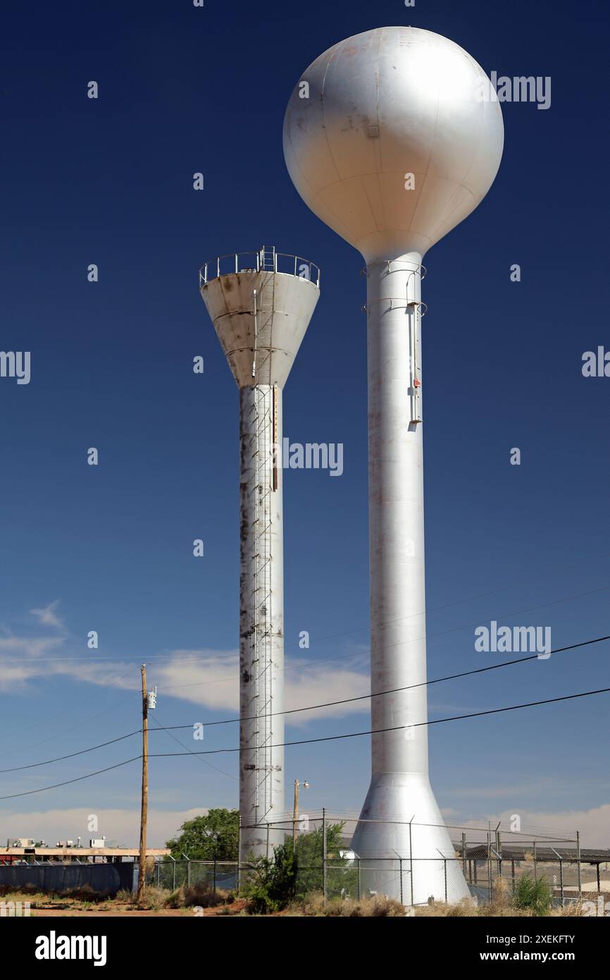Water Tower on Route 66 Stock Photo - Alamy