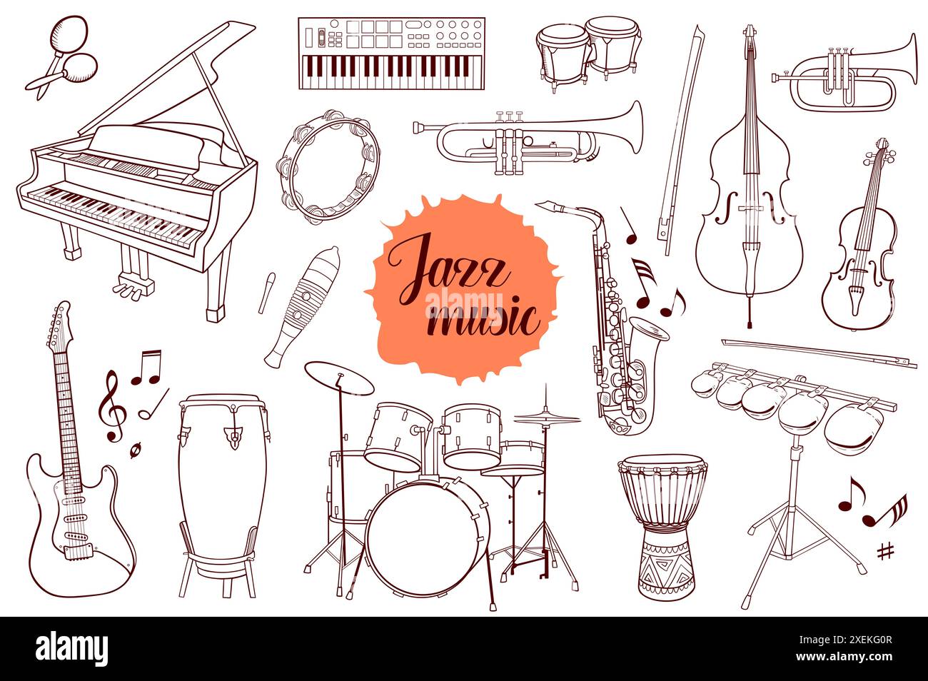 Hand vector illustration Cut Out Stock Images & Pictures - Alamy