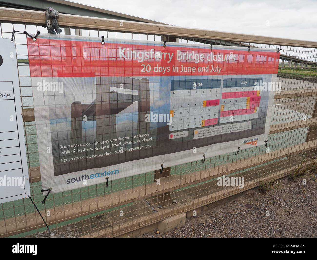 Sheerness, Kent, UK. 28th June, 2024. Kent's Kingsferry Bridge is to ...