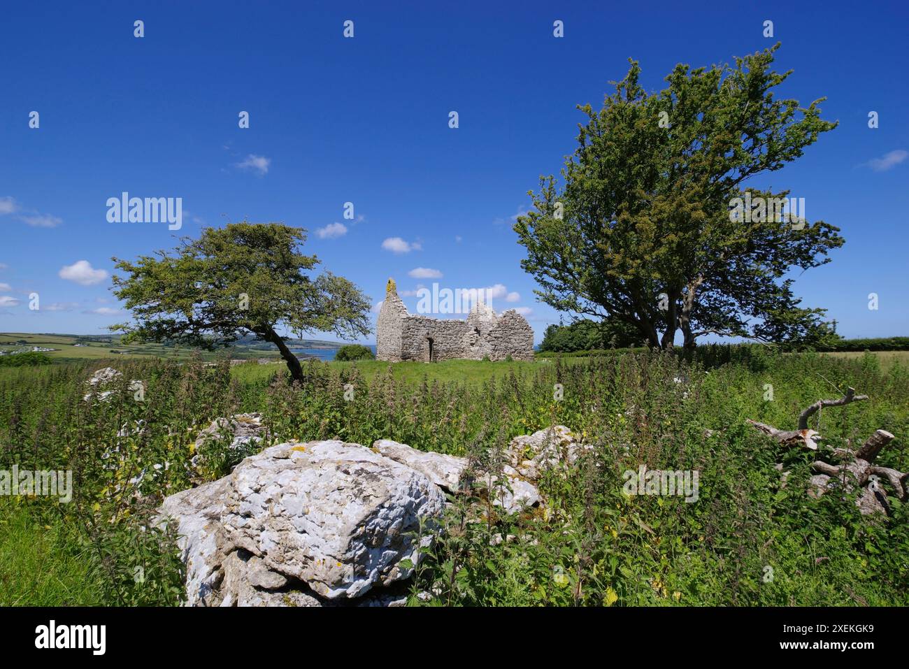Capel, Llugwy, Hen Gapel Lligwy, Anglesey, North Wales, United Kingdom ...