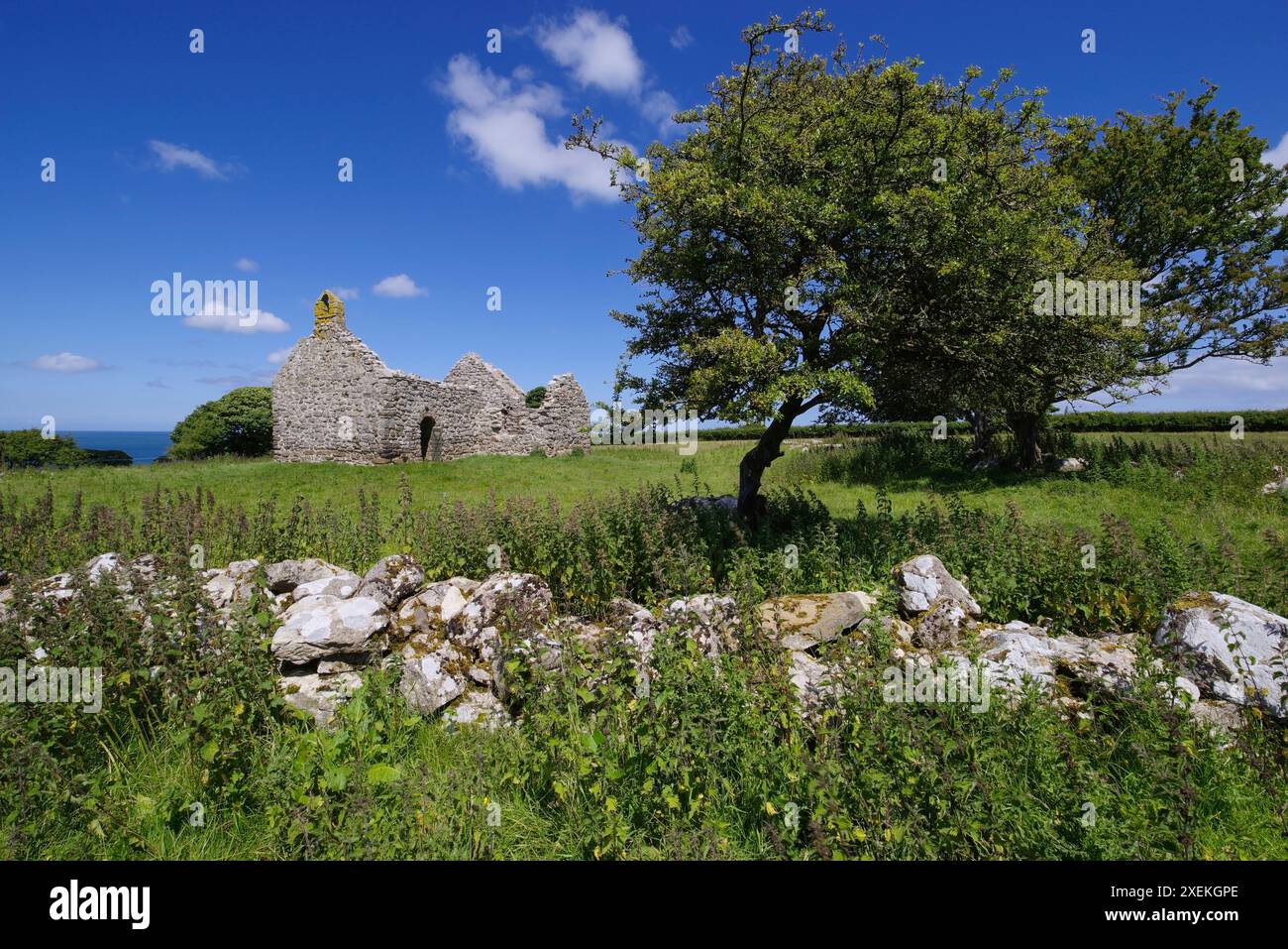 Capel, Llugwy, Hen Gapel Lligwy, Anglesey, North Wales, United Kingdom ...