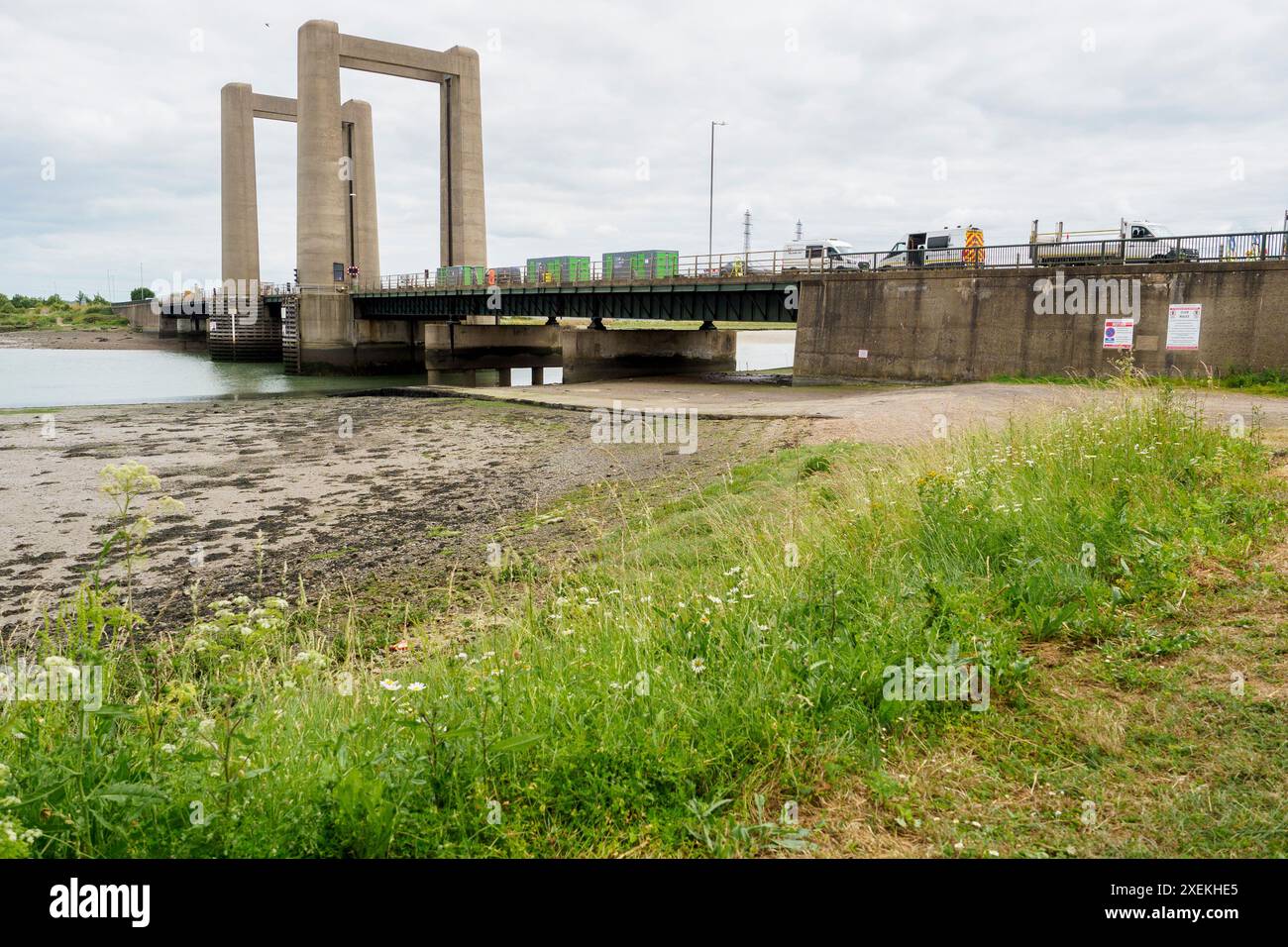 Sheerness, Kent, UK. 28th June, 2024. Kent's Kingsferry Bridge is to ...