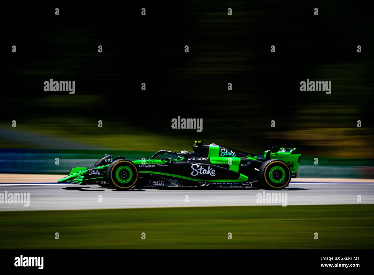 24 Guanyu Zhou, (CHI) Stake F1 Team Kick Sauber during the Austrian GP ...