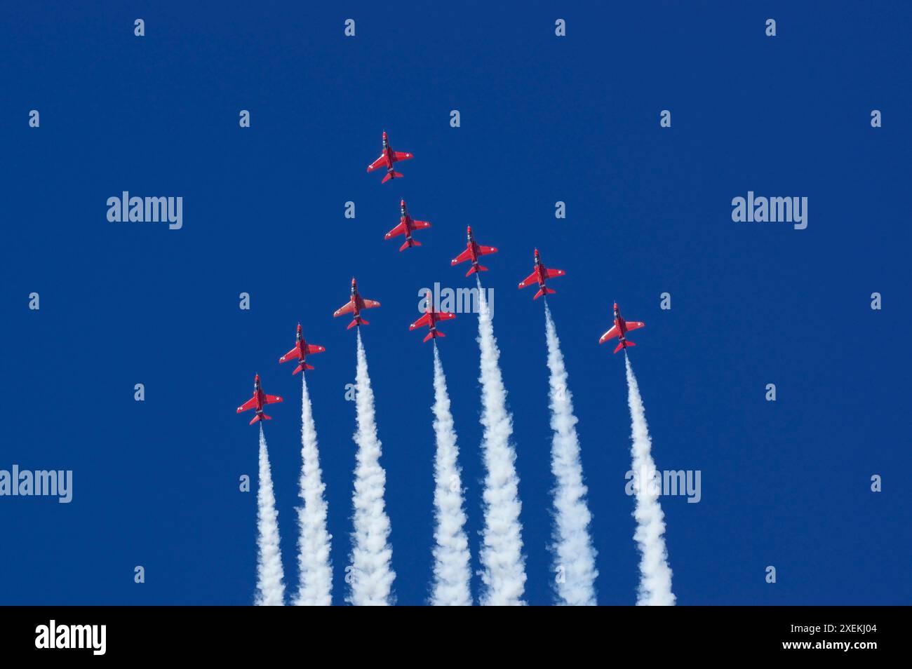 Red arrows 60th anniversary hi-res stock photography and images - Alamy