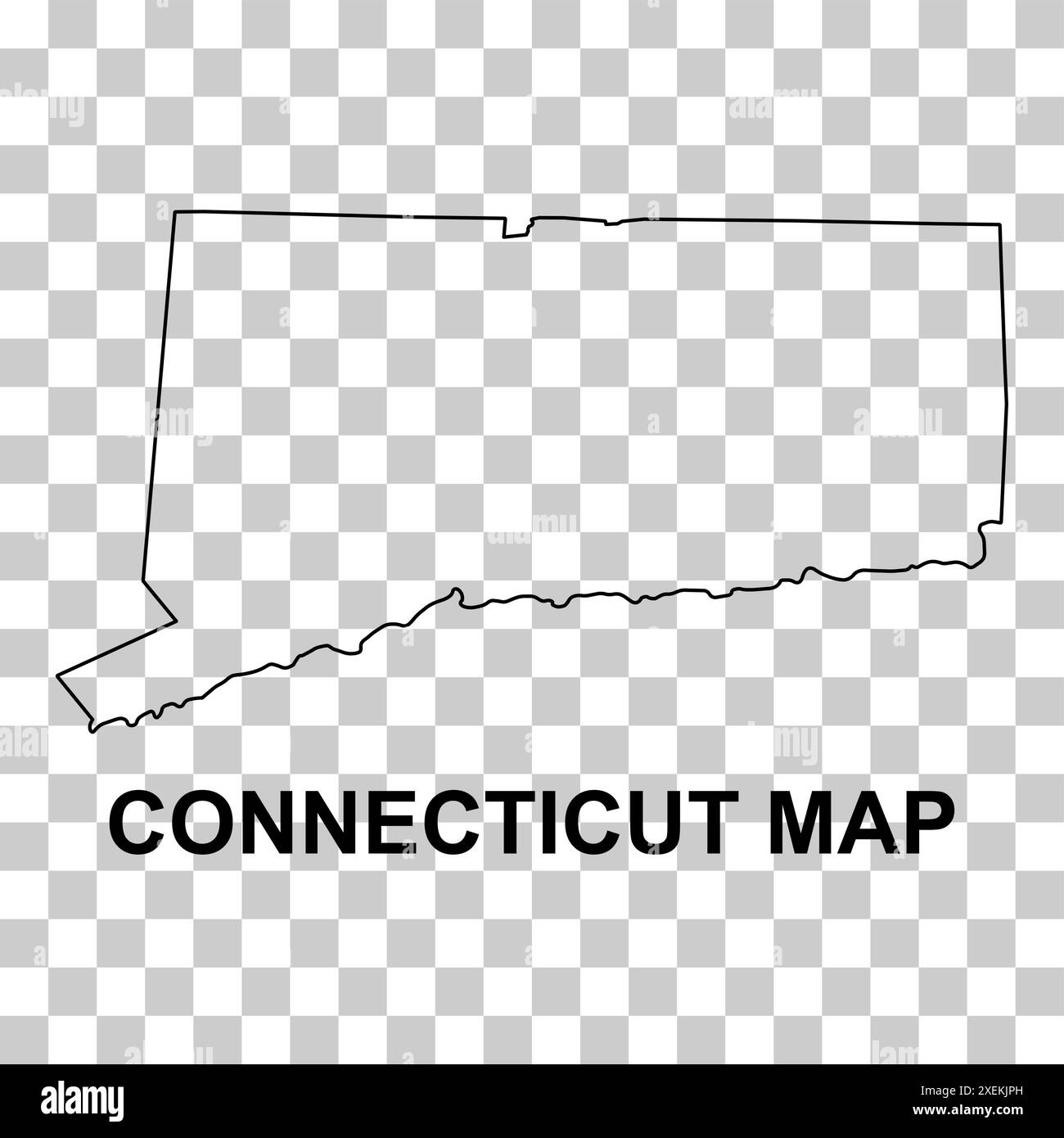 Connecticut outline vector Black and White Stock Photos & Images - Alamy