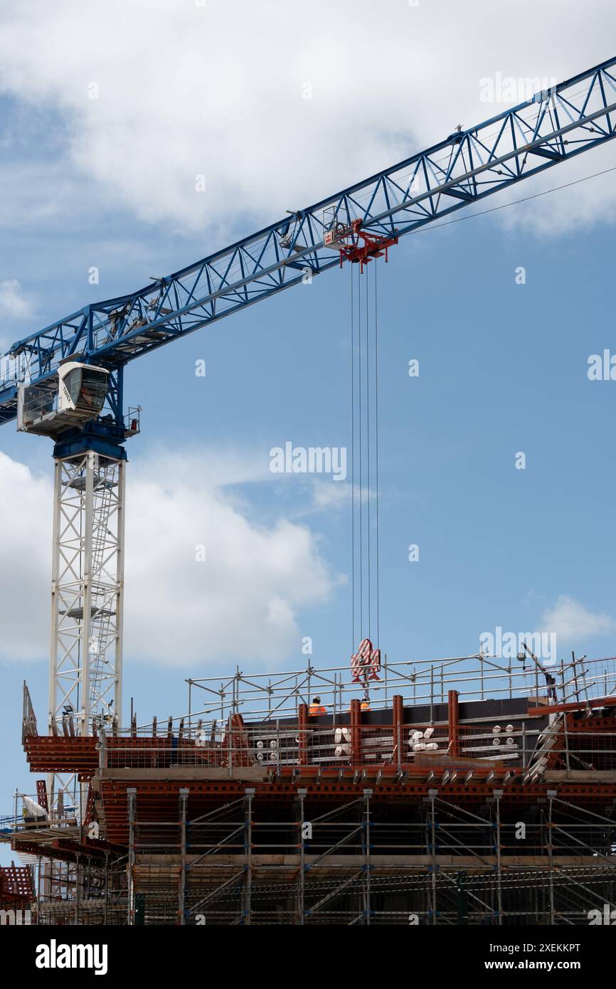 HS2 construction work, Curzon Street, Birmingham, UK. 2024 Stock Photo ...