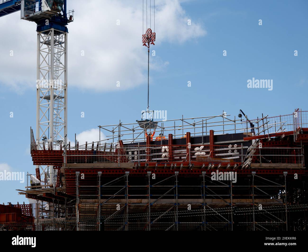 HS2 construction work, Curzon Street, Birmingham, UK. 2024 Stock Photo ...