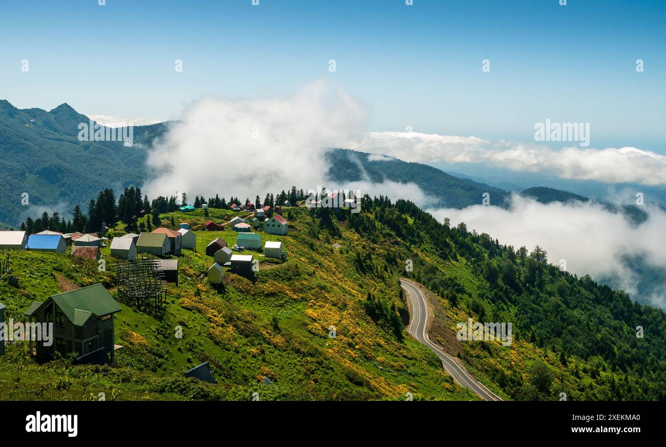 Gomismta mountain resort in Ozurgeti, Guria, Georgia. Gomis Mta located ...