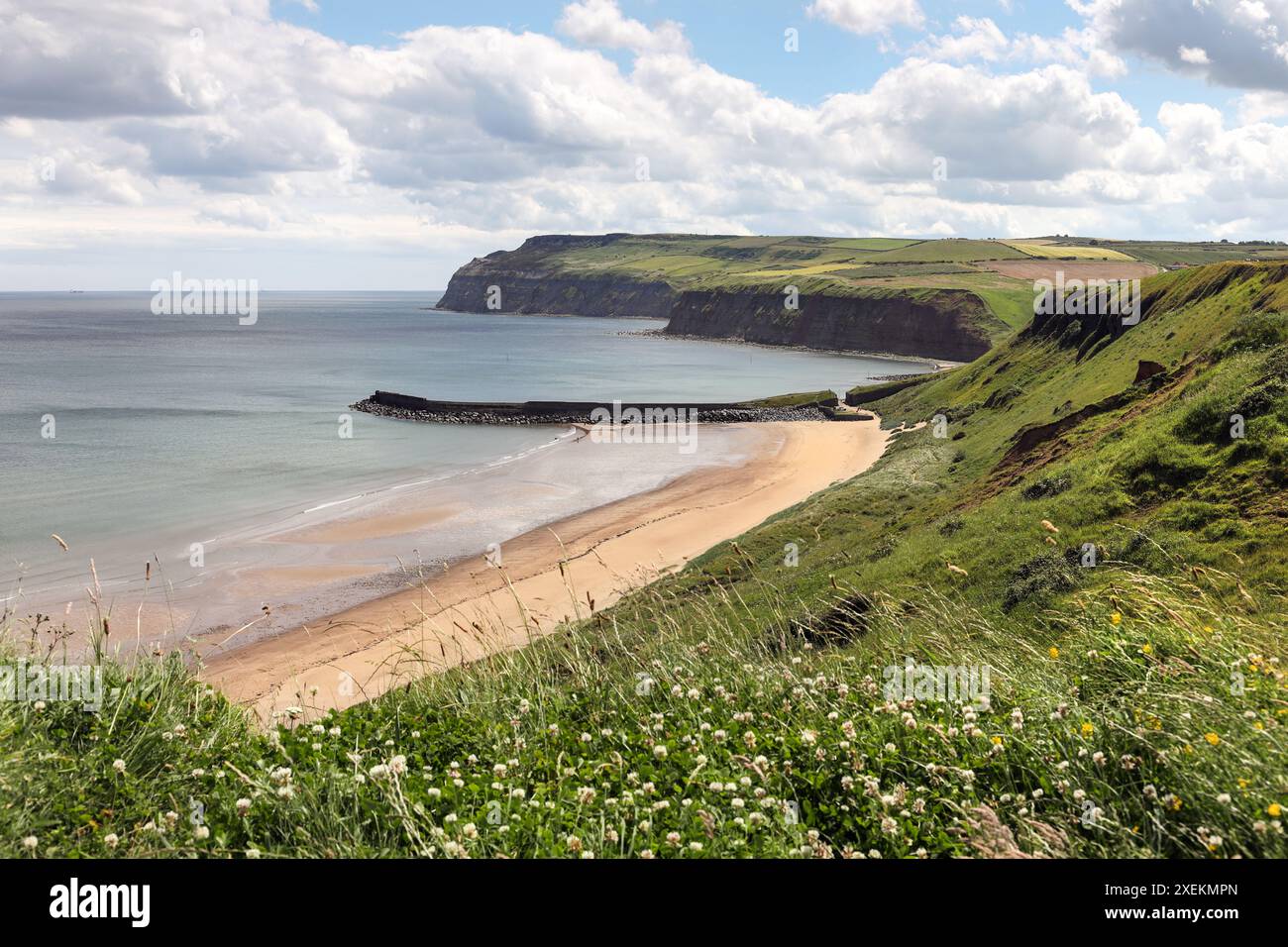 Cattersty Sands, also known as Skinningrove Beach viewed from the ...
