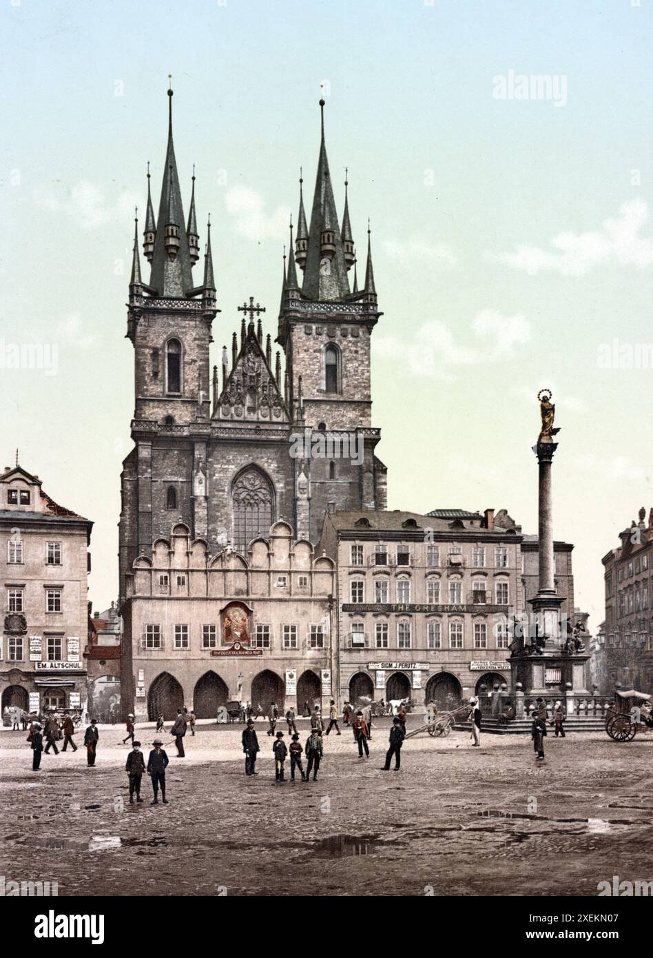 Kirche der Jungfrau Maria vor dem Teyn, Teynkirche, auch Marienkirche, ein römisch-katholisches ...