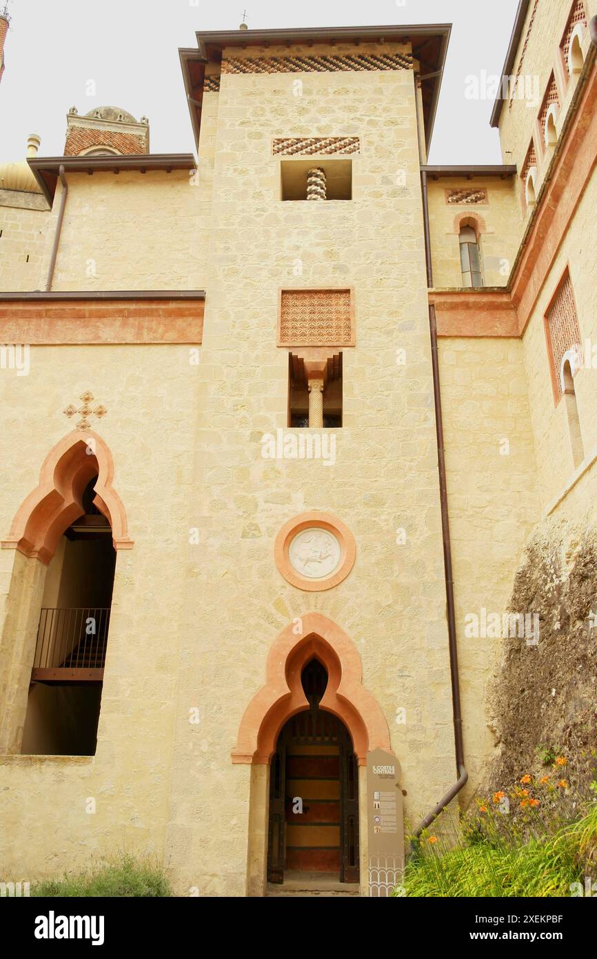 Internal view of Rocchetta Mattei. June 16, 2024, Grizzana Morandi ...