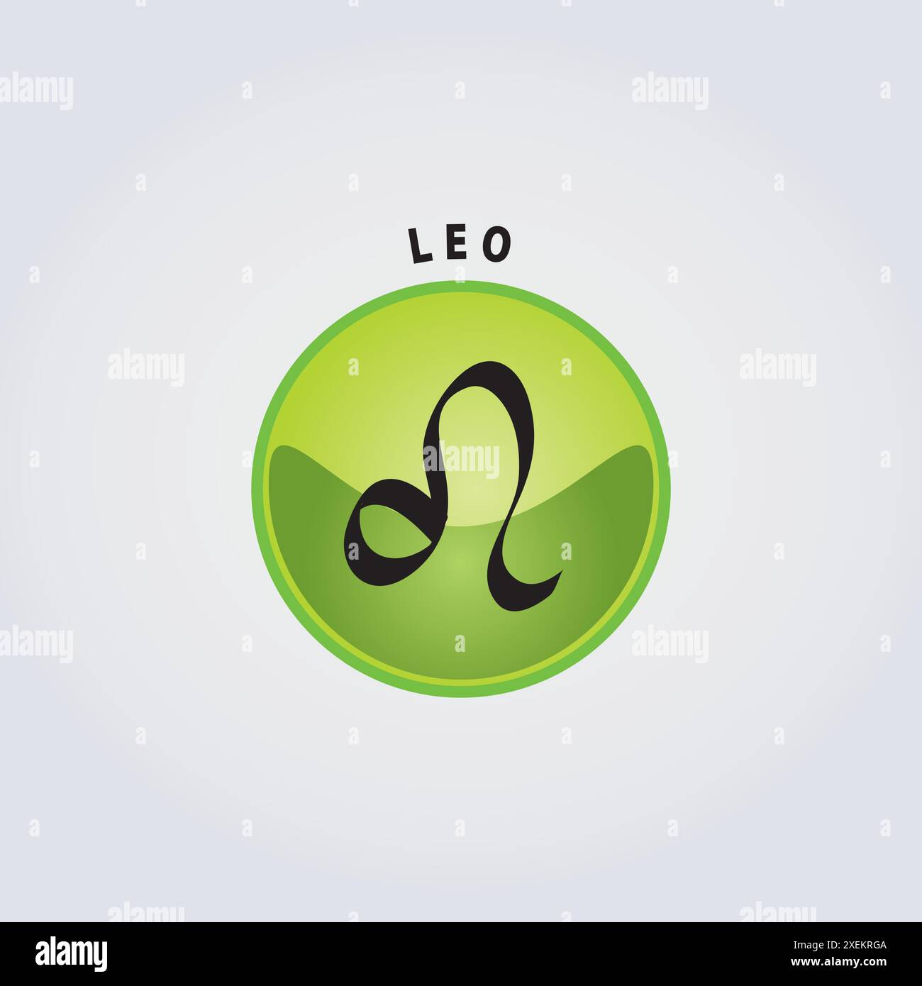 Leo Zodiac Sign Astrology Icon with Name on Light Background, Pink Color Button Stock Vector ...