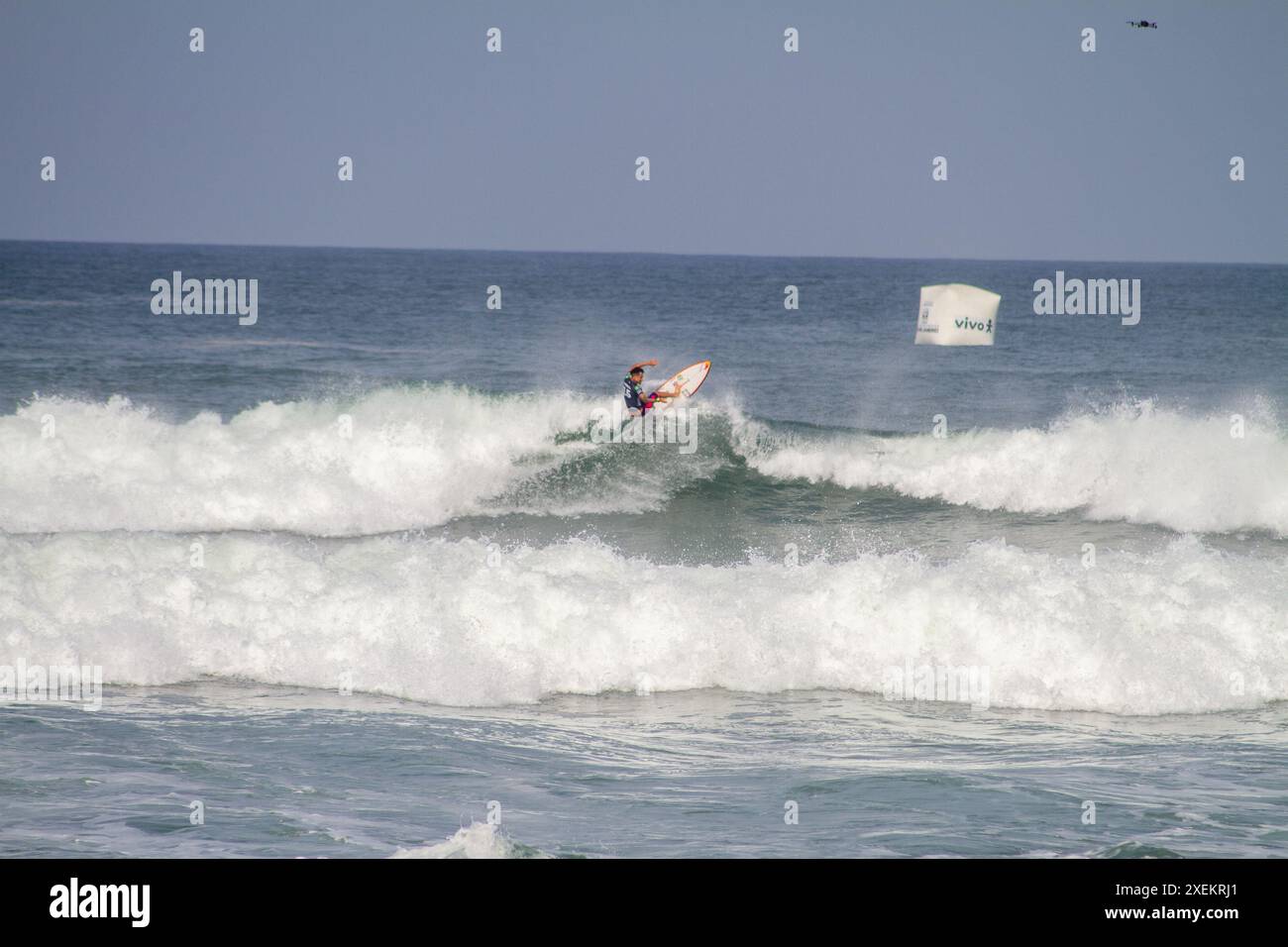 Saquarema, Brazil. 28th June, 2024. Photo during WSL VIVO RIO PRO 2024, eighth stage of the ...