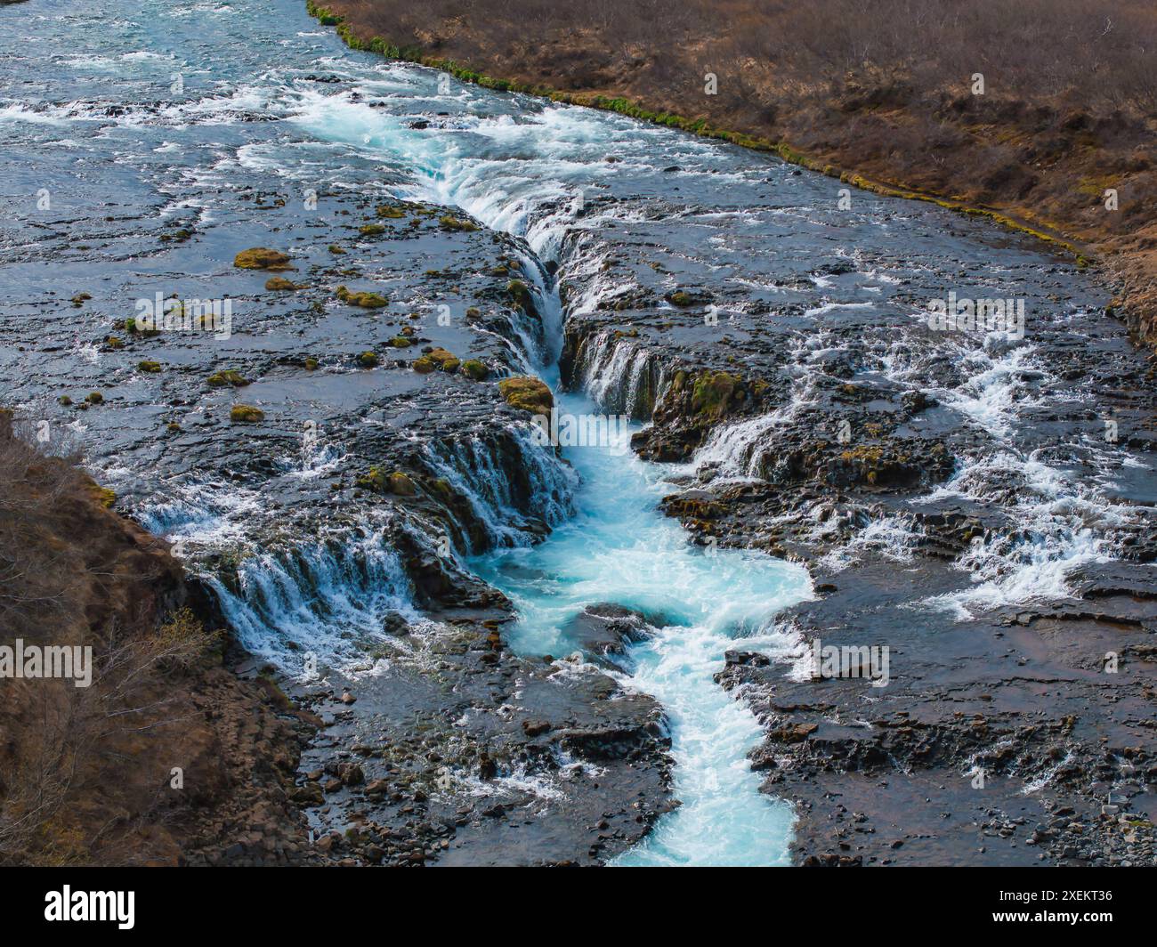 Aerial view watercourse bend hi-res stock photography and images - Alamy