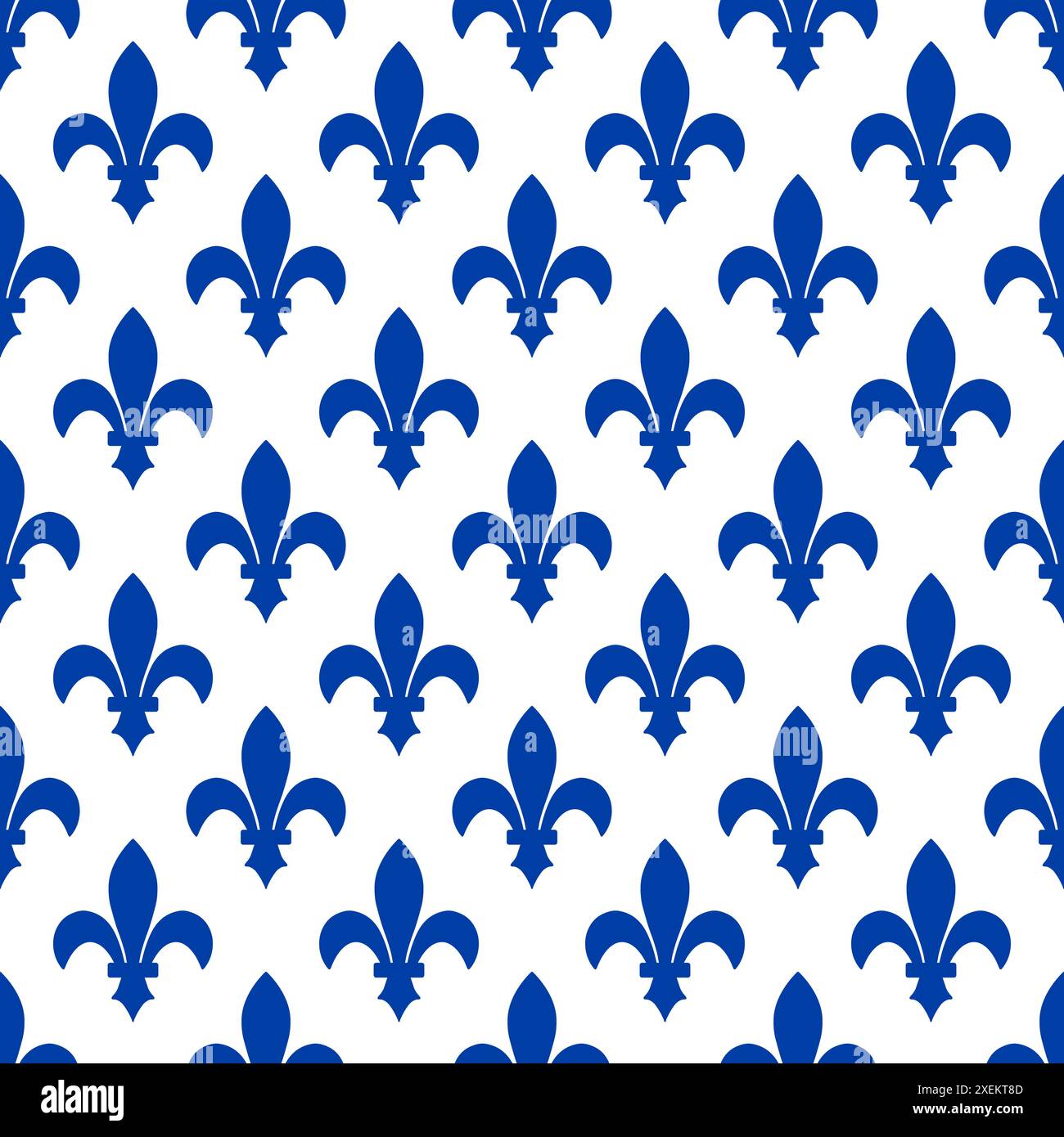 Royal lily seamless pattern. Canadian province of Quebec background ...