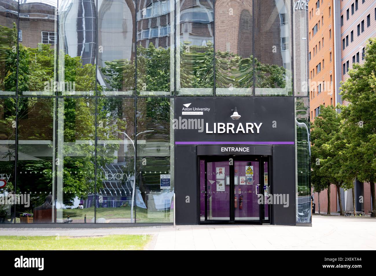 Aston University library, Birmingham, West Midlands, England, UK Stock ...