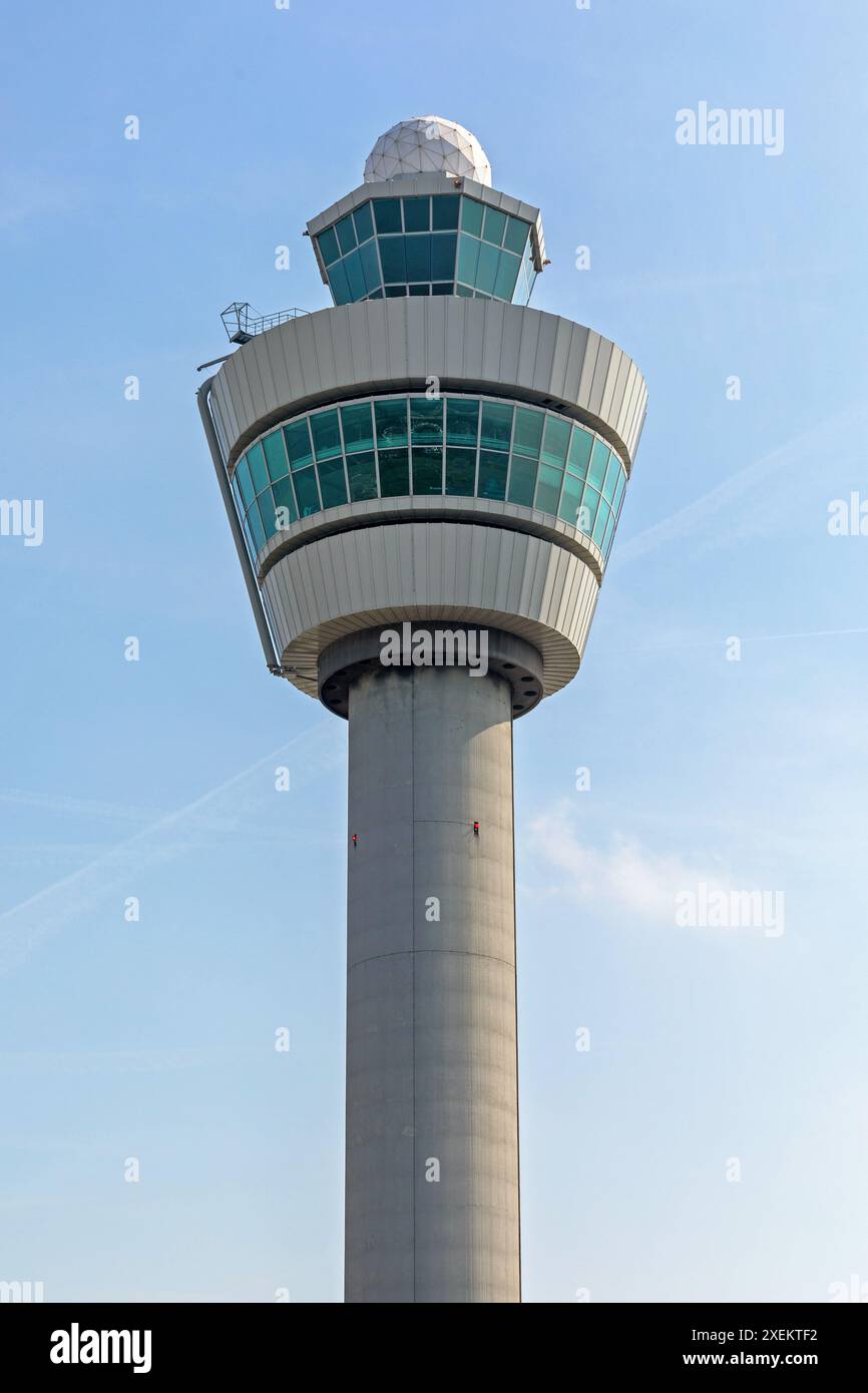 Airport tower column structure at schiphol amsterdam hi-res stock ...