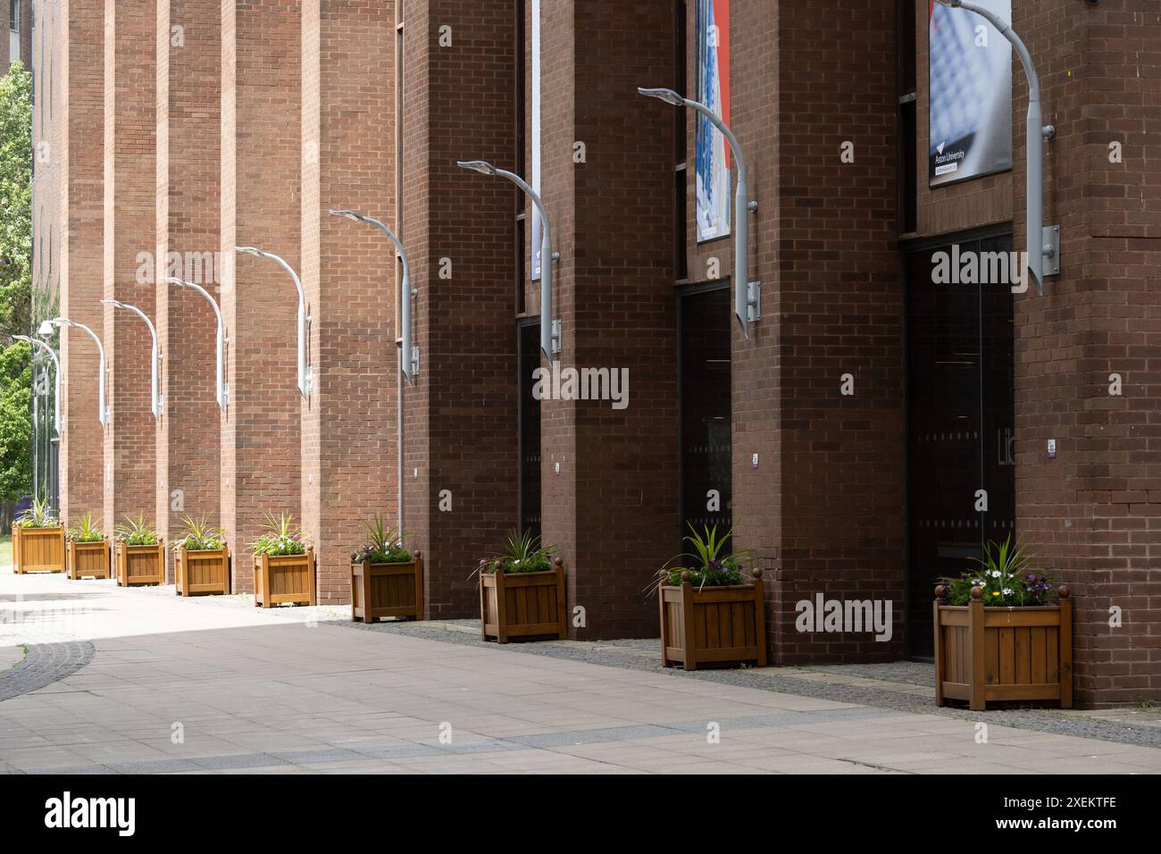 Aston University library building, Birmingham, West Midlands, England ...