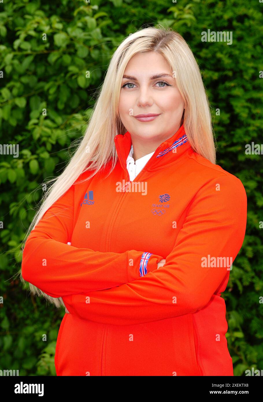 Amber Rutter during the Team GB Paris 2024 shooting team announcement ...
