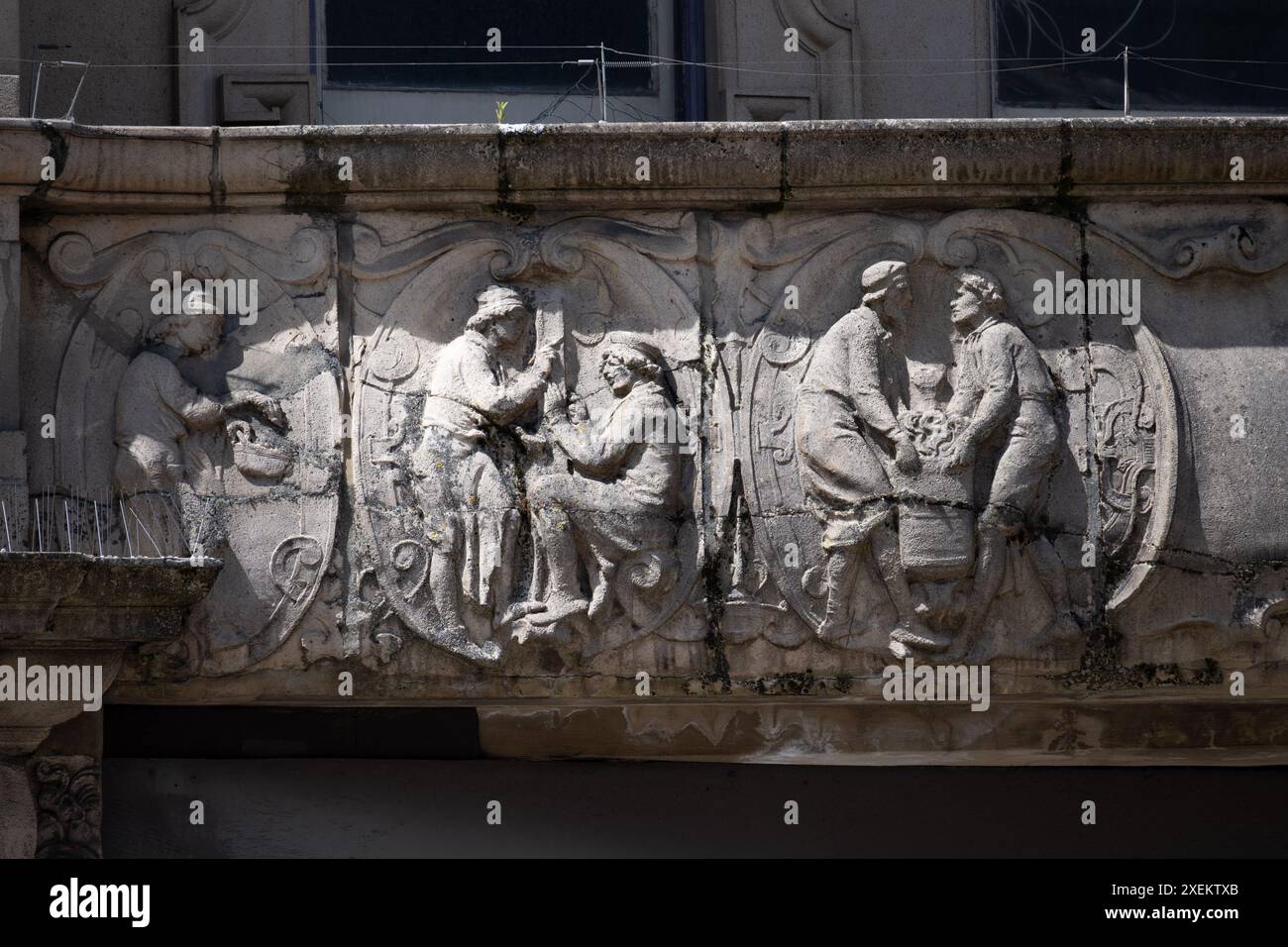 Pitman Building detail, Corporation Street, Birmingham, UK Stock Photo ...