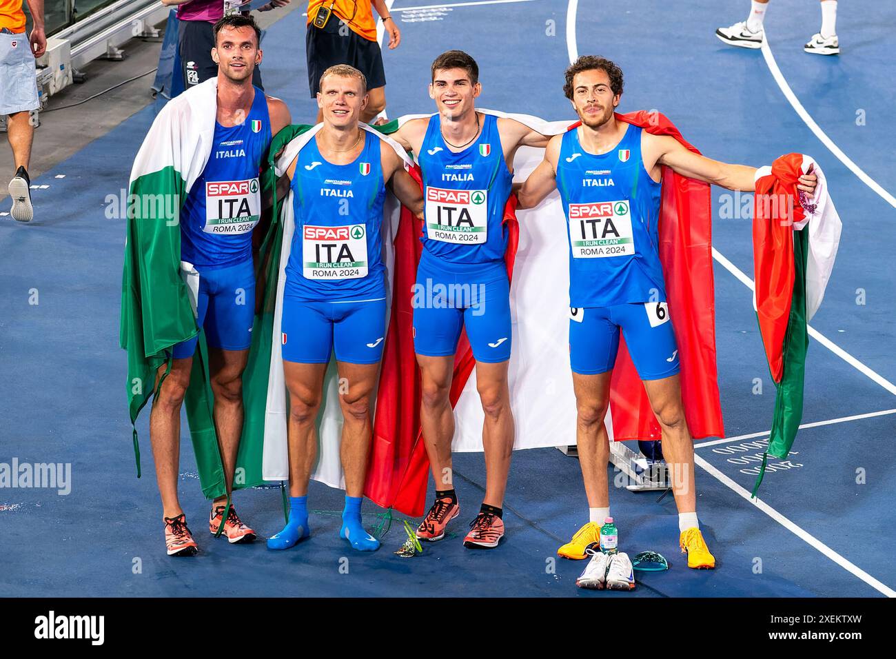 ROME, ITALY - JUNE 12: Luca Sito of Italy, Vladimir Aceti of Italy ...