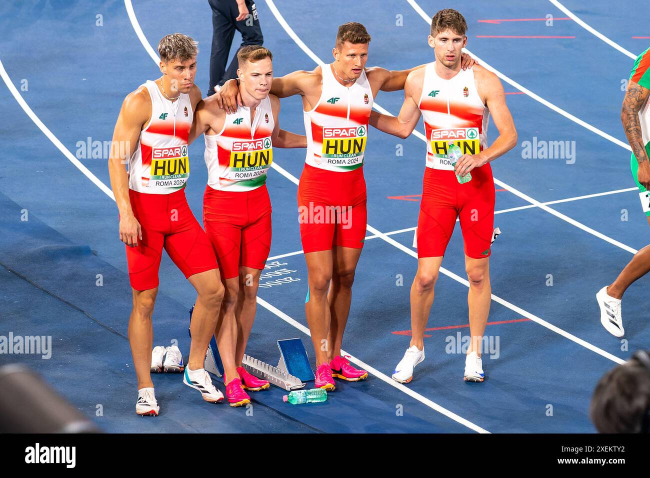 ROME, ITALY - JUNE 12: Erno Steigerwald of Hungary, Patrik Simon ...