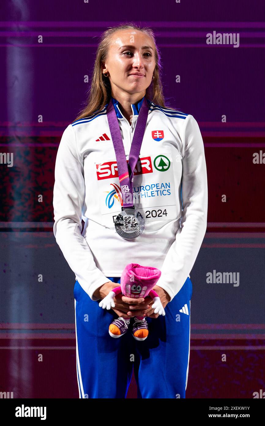 ROME, ITALY - JUNE 12: Gabriela Gajanova of Slovakia, winner of the ...