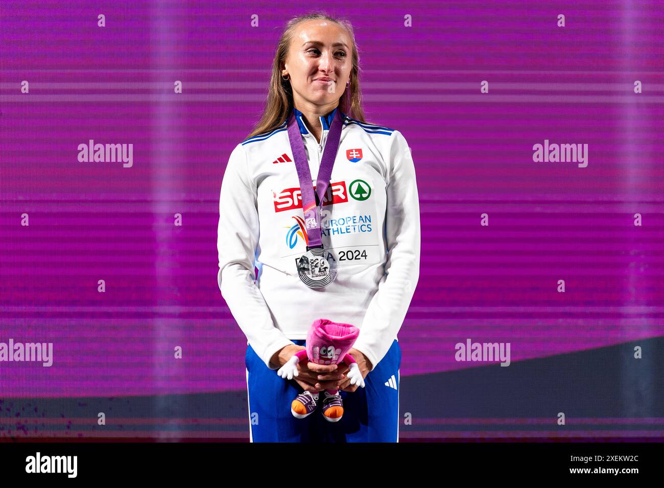 ROME, ITALY - JUNE 12: Gabriela Gajanova of Slovakia, winner of the ...
