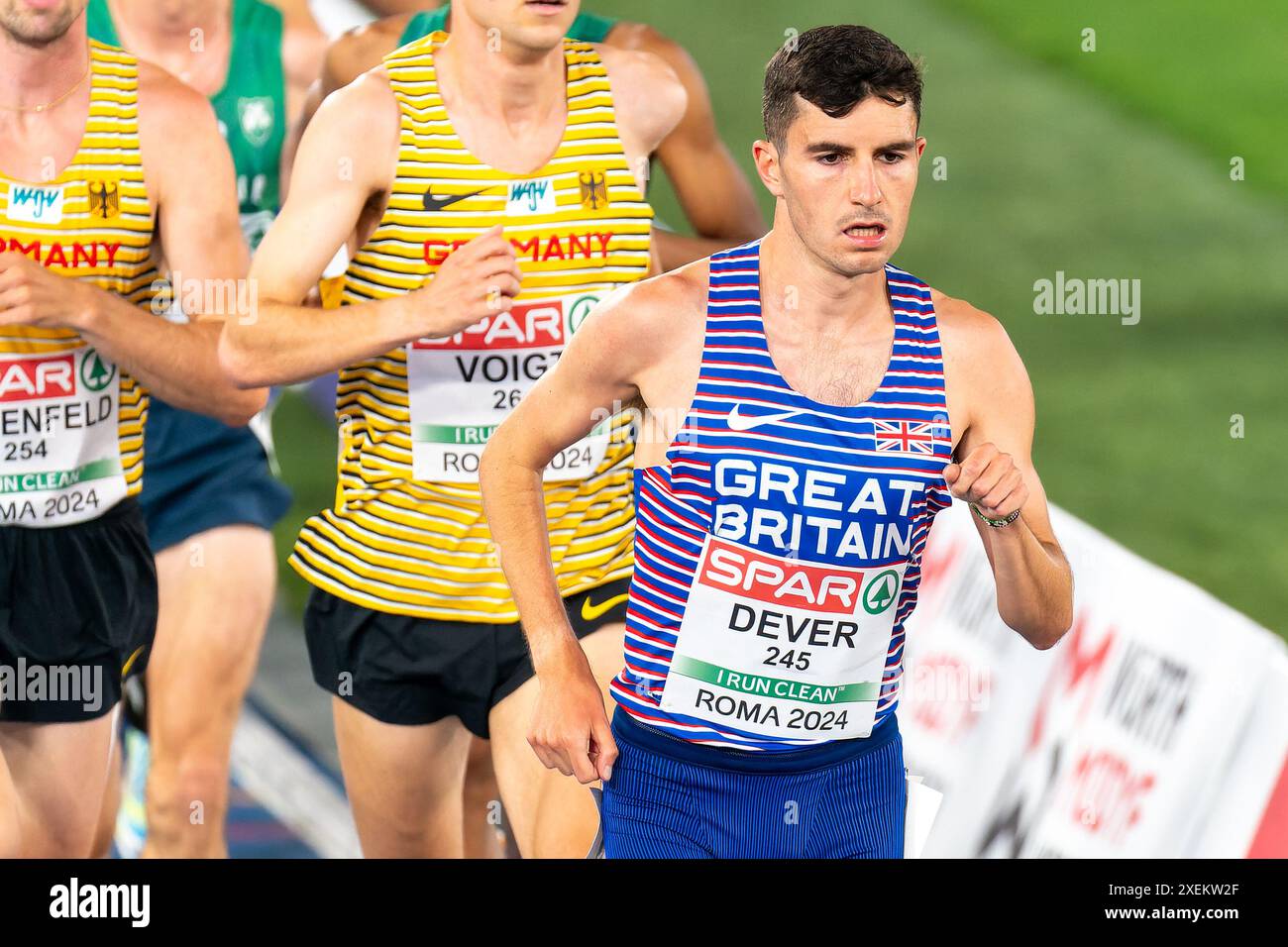 ROME, ITALY - JUNE 12: Patrick Dever of Great Britain competing in the ...