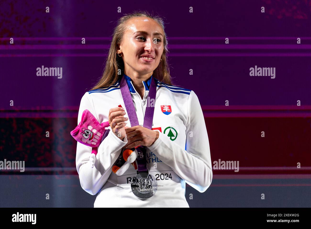 ROME, ITALY - JUNE 12: Gabriela Gajanova of Slovakia, winner of the ...
