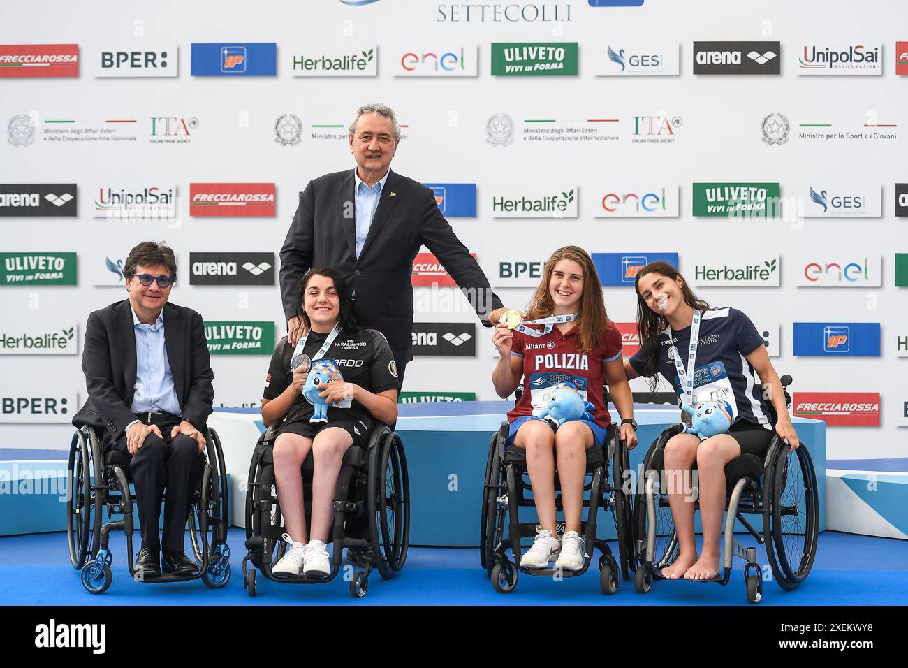 Angela Procida, silver, Monica Boggioni, gold, Domiziana Mecenate ...