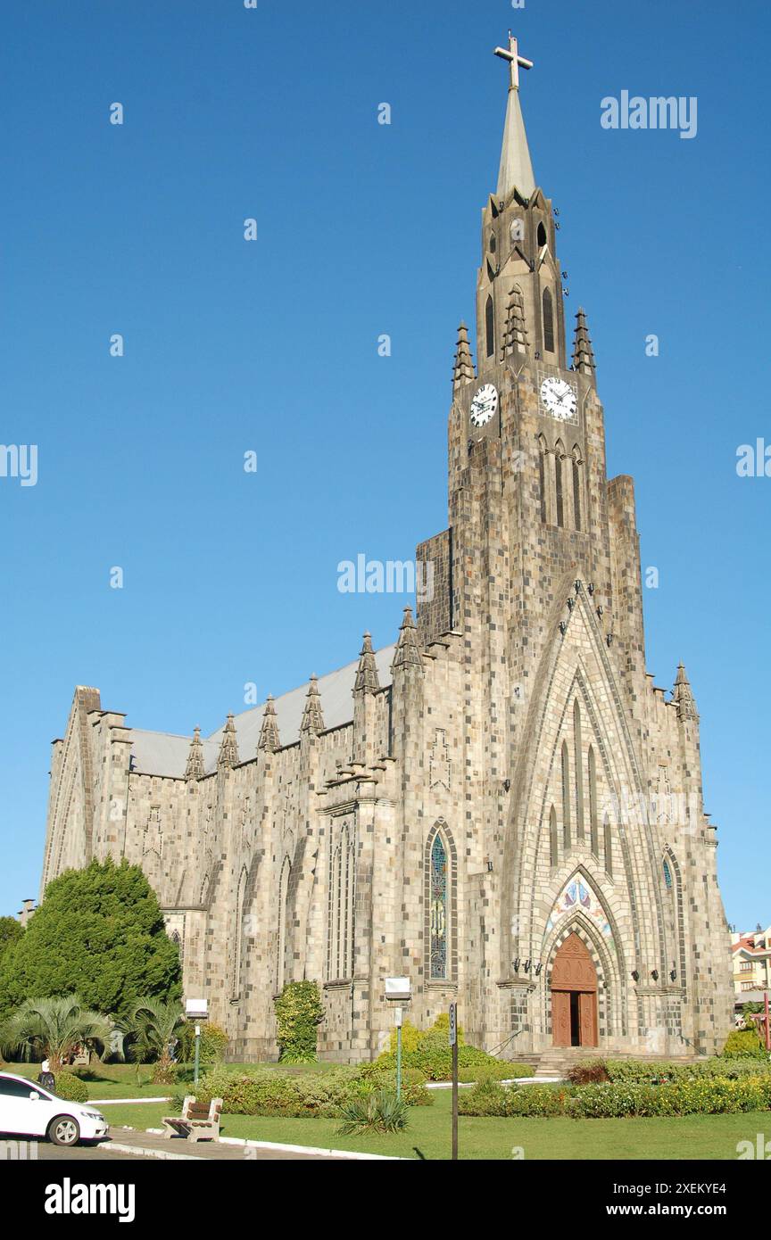 Stone Cathedral (Catedral de Pedra) in the city of Canela on a ...