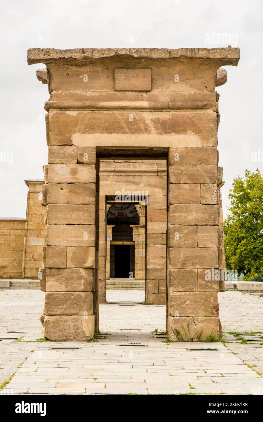 The Egyptian Nubian Templo de Debod (Temple of Debod) in Cuartel de la ...